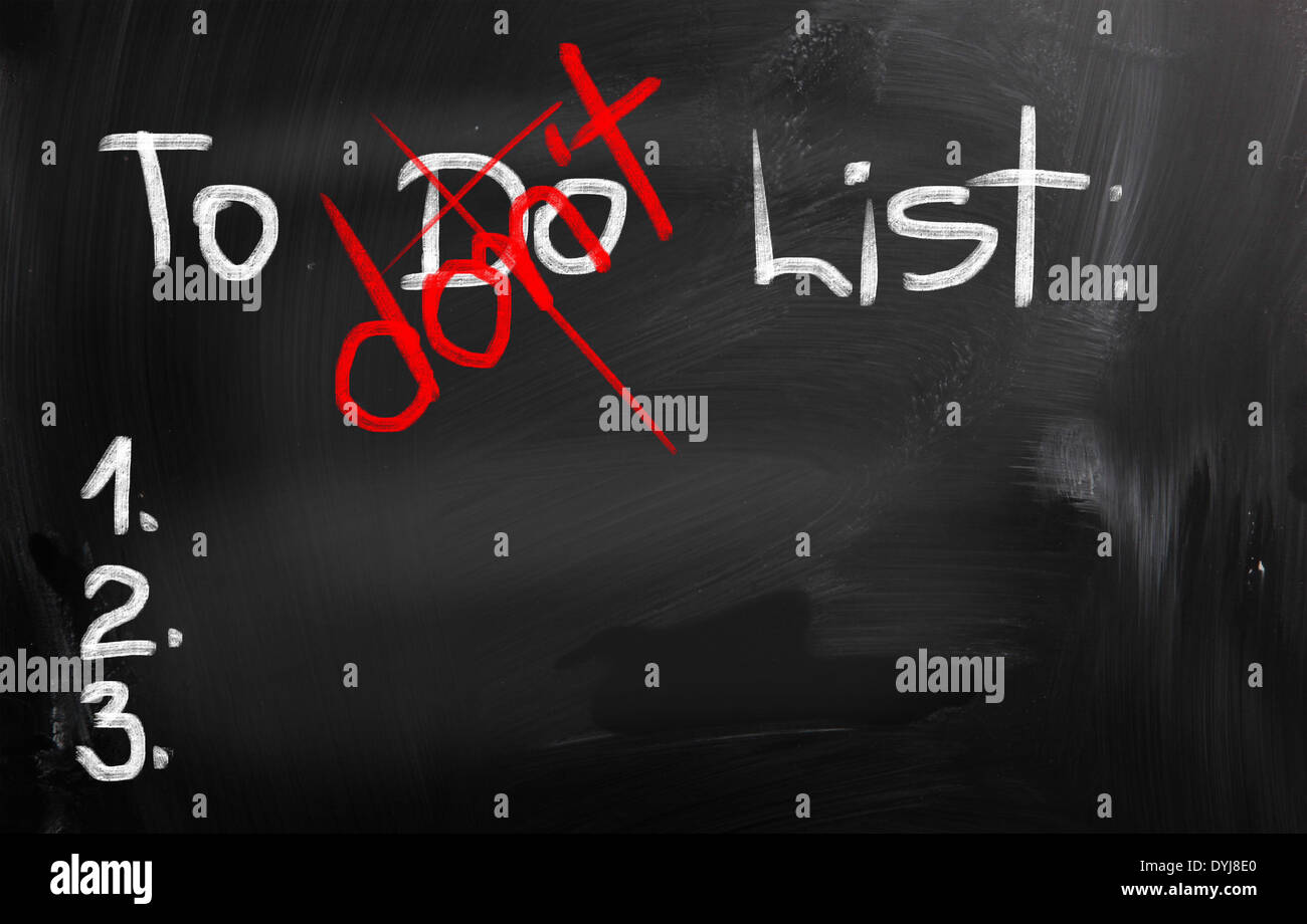 To Do List Concept Stock Photo - Alamy