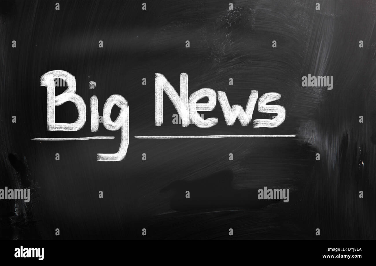 Big News Concept Stock Photo - Alamy