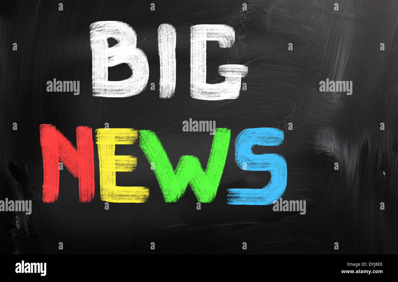Big News Concept Stock Photo - Alamy