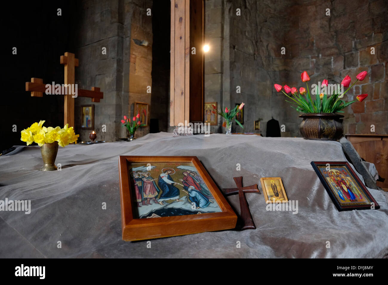 Jvari monastery tbilisi interior hi-res stock photography and images ...