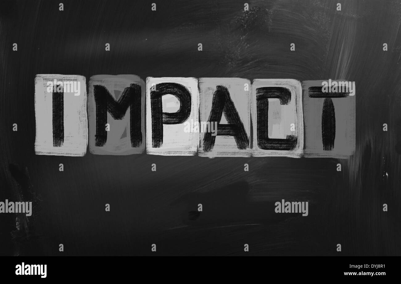 Make an impact sign Black and White Stock Photos & Images - Alamy