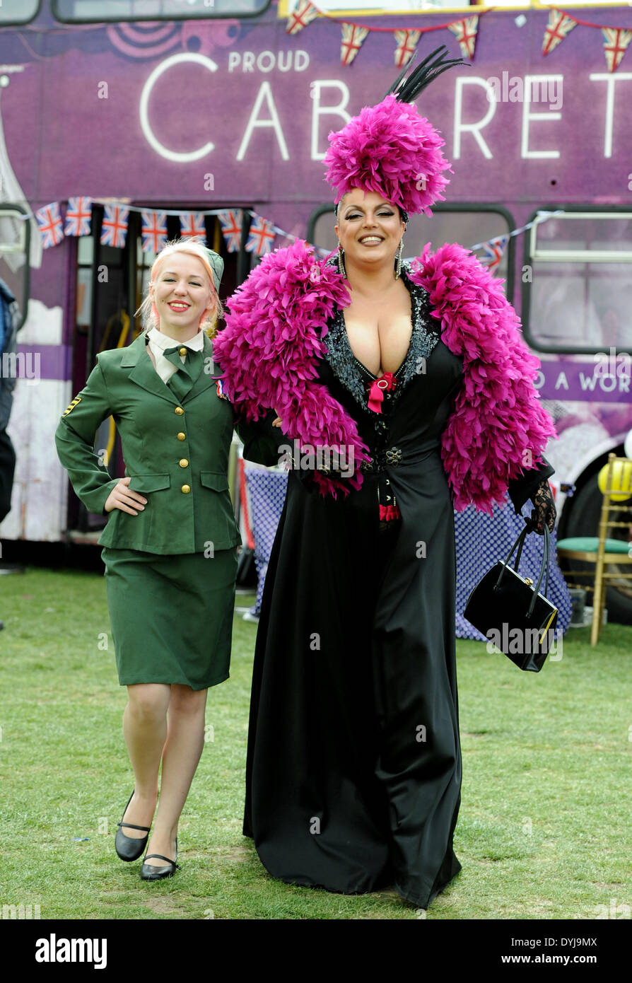Performers from Brighton's Proud Cabaret Club at the Brighton and Hove ...
