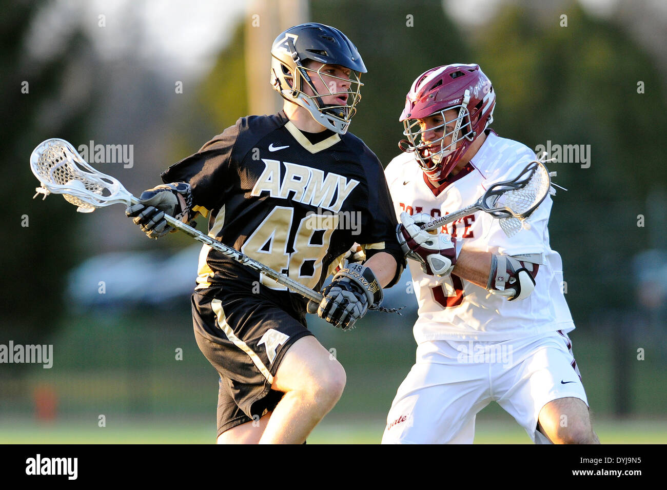 Hamilton, New York, USA. 18th Apr, 2014. April 18, 2014: Army Black ...