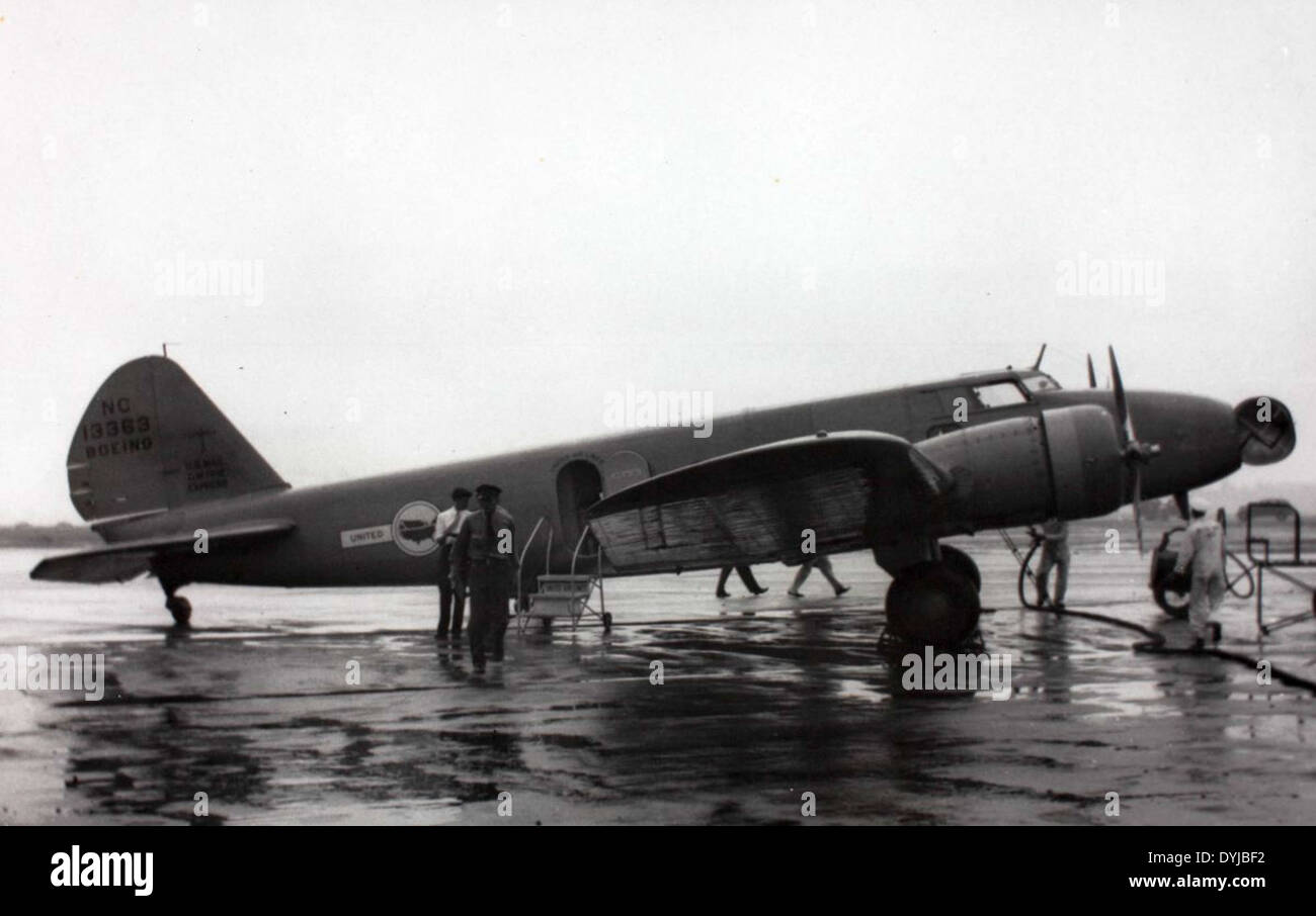 The Boeing 247, registered NC13363, was a pioneering airliner that ...