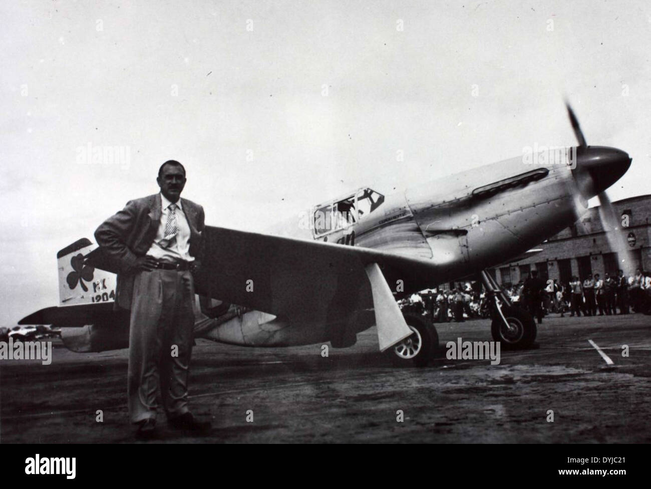 The NAA P-51C-10-NT, registered NX1204 and piloted by Paul Mantz, set a ...