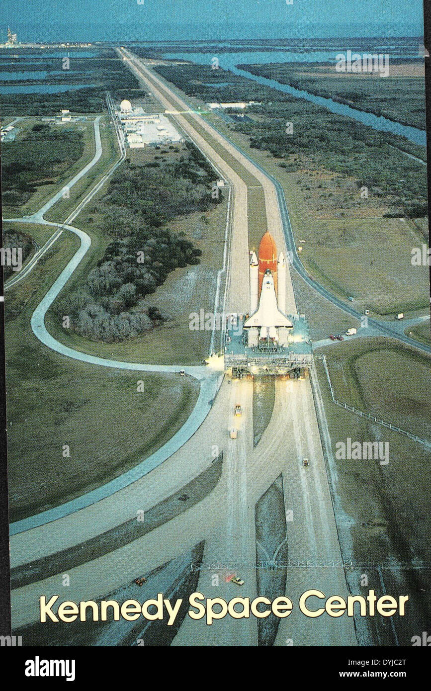 The Kennedy Space Center Shuttle Crawler, used for transporting space ...