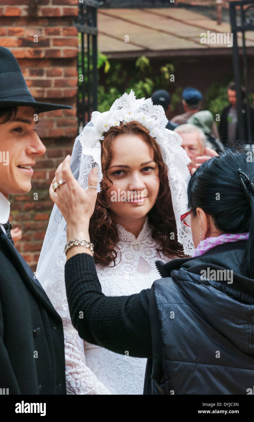 Movie episode - Marc Chagall and Bella Rosenfeld's wedding. Guest of a ...