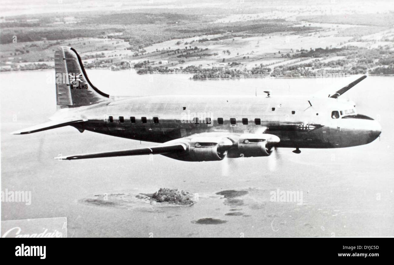 The Douglas DC-4, also known as the Canadair C-4 Argonaut, registered G ...