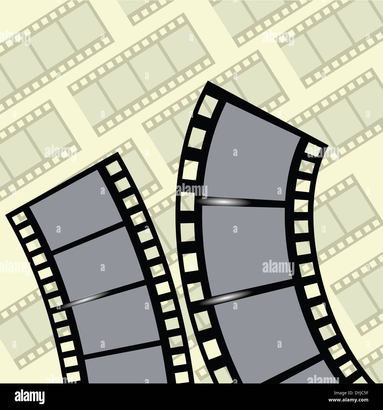 colorful illustration with film strip for your design Stock Photo - Alamy