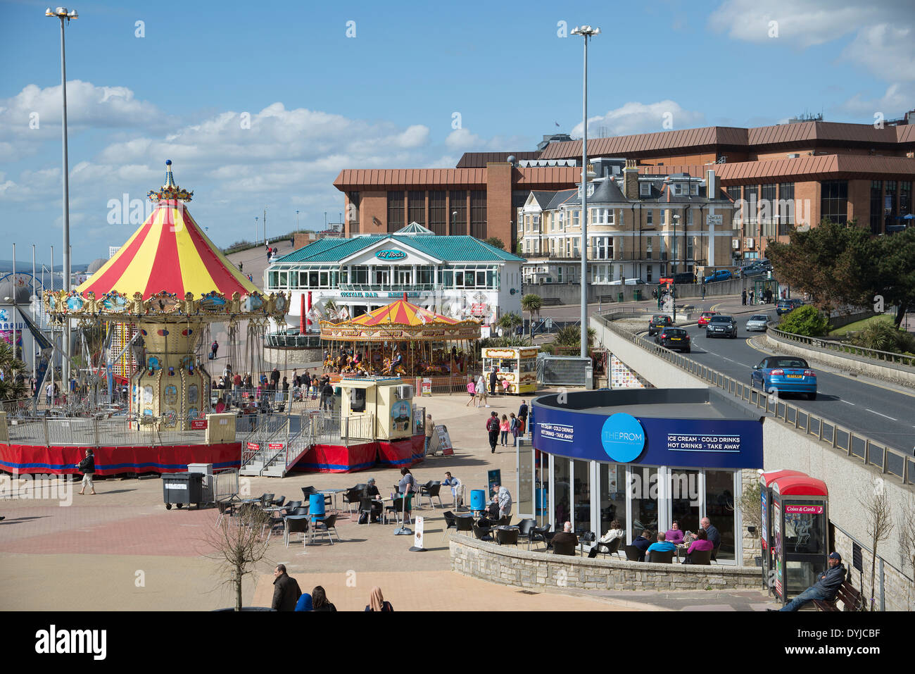 Bournemouth seafront early in the season 2014 Stock Photo - Alamy