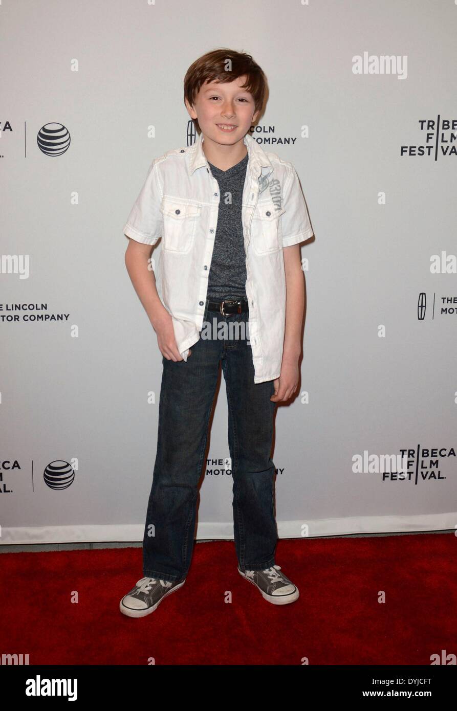 New York, NY, USA. 18th Apr, 2014. Skyler Gaertner at arrivals for ALEX ...