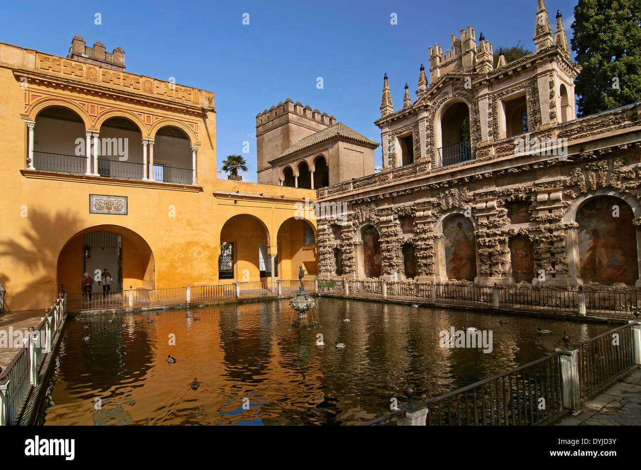 Royal Alcazar, 10th century, Mercury pond and Grotesque gallery ...