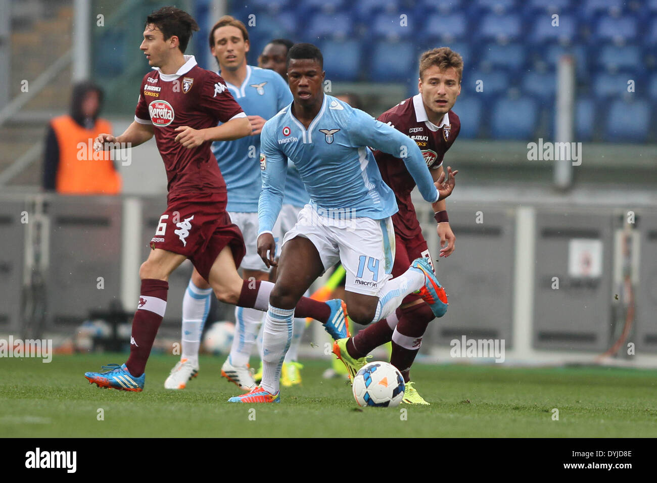 Rome Italy 19th April 2014 Italian League Serie A 33 Match Lazio
