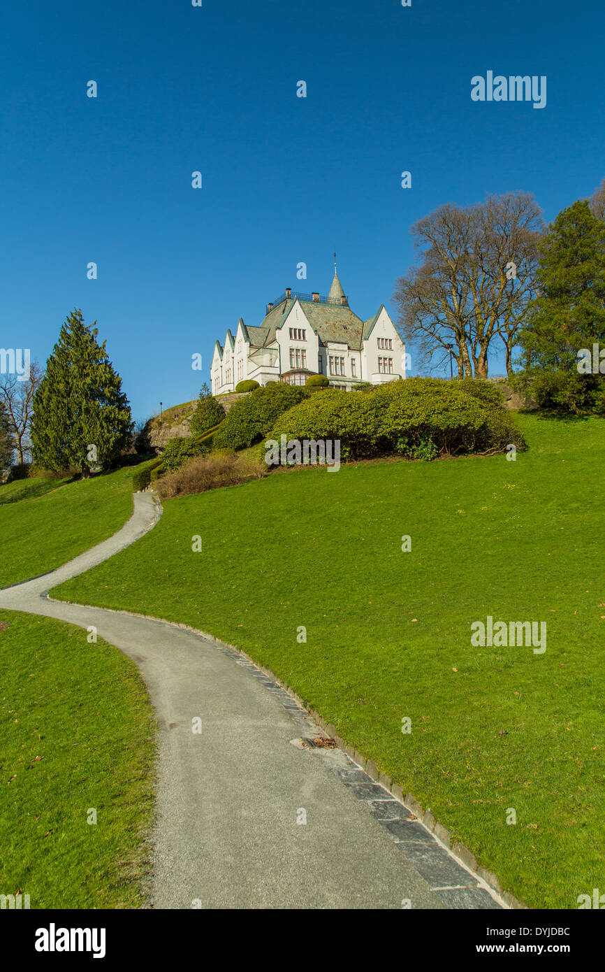 Picture of the old royal palace in Bergen, gamlehaugen Stock Photo - Alamy