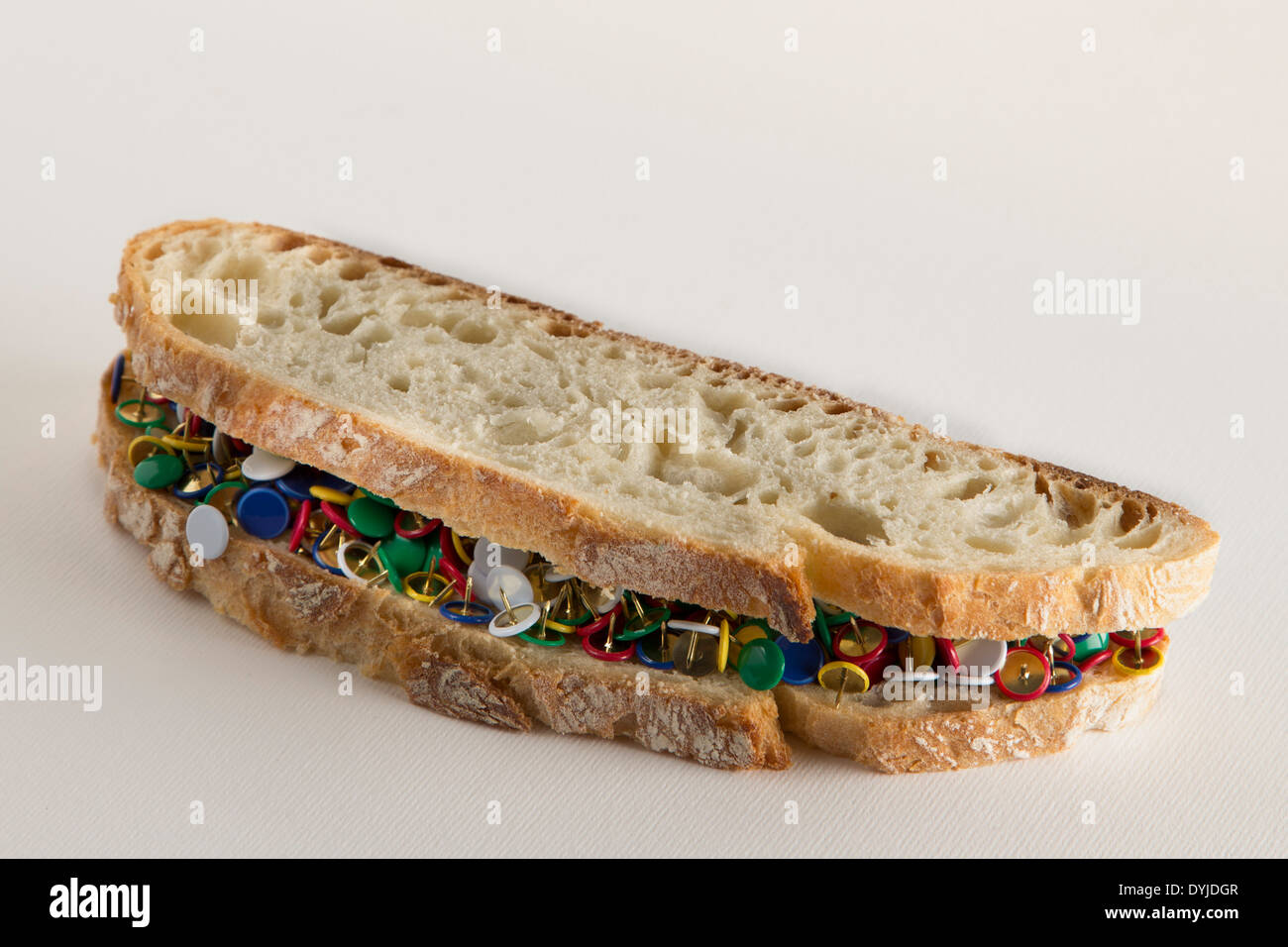 Italian bread and pins Stock Photo - Alamy