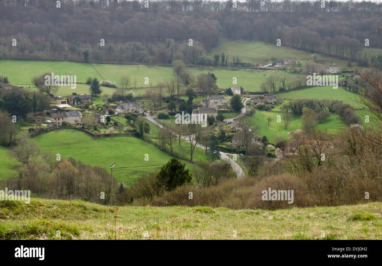 Sheepscombe village gloucestershire england hi-res stock photography ...