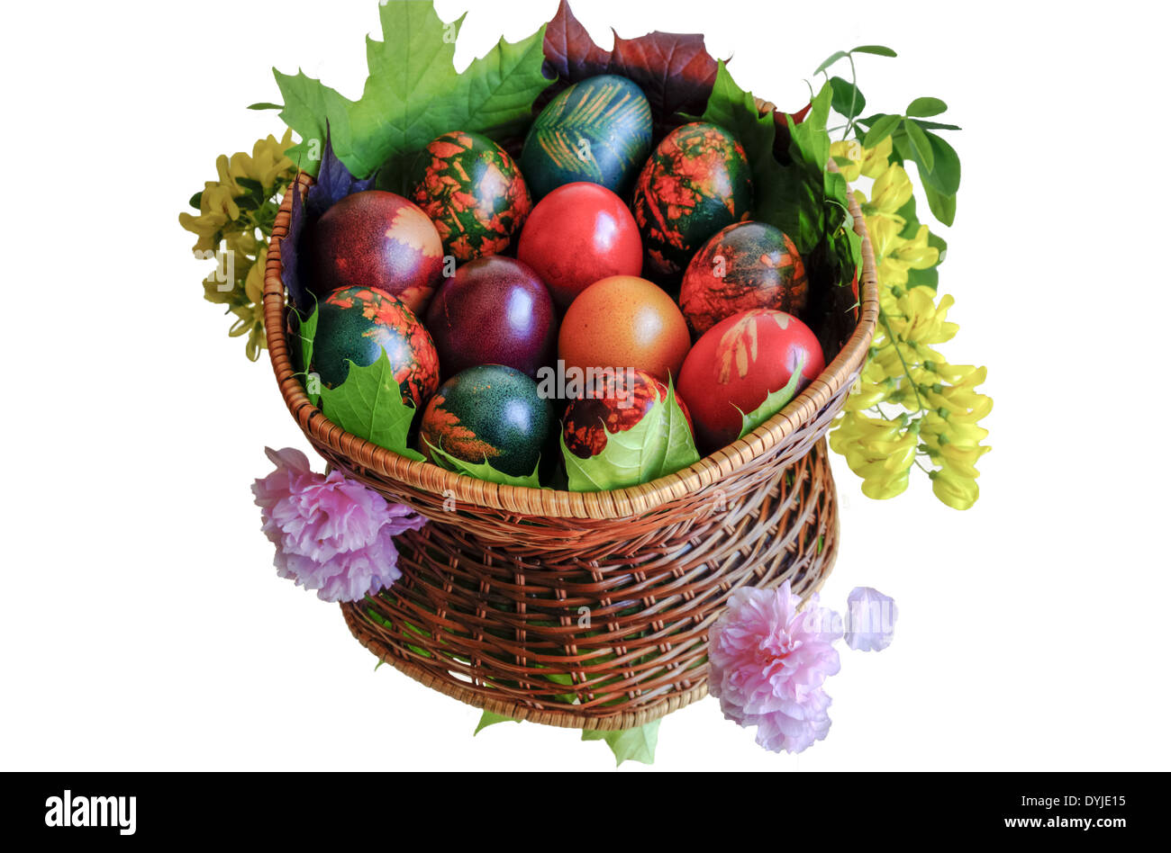 Beautiful easter basket hi-res stock photography and images - Alamy