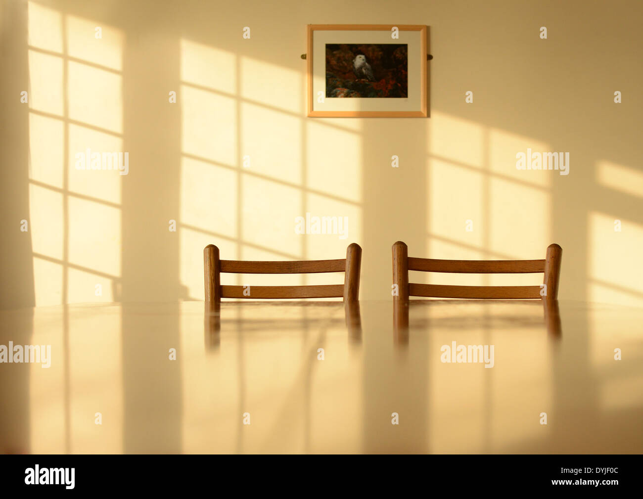 Empty Room With Window And Chair