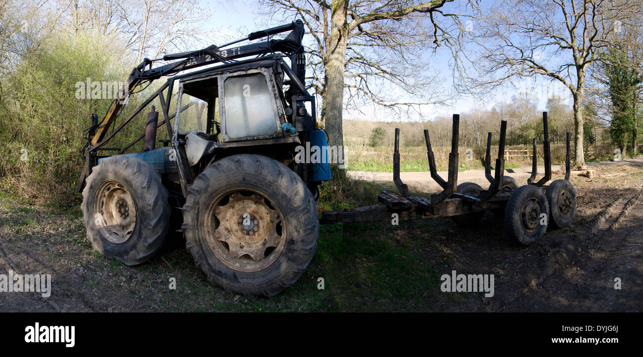 Forestry tractor hi-res stock photography and images - Alamy