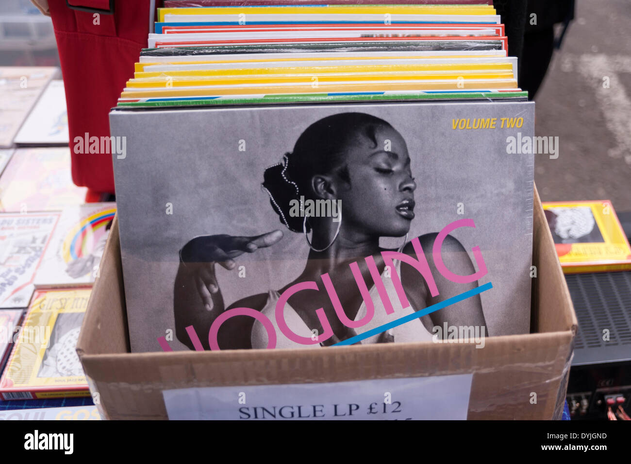 Record stalls hi-res stock photography and images - Alamy