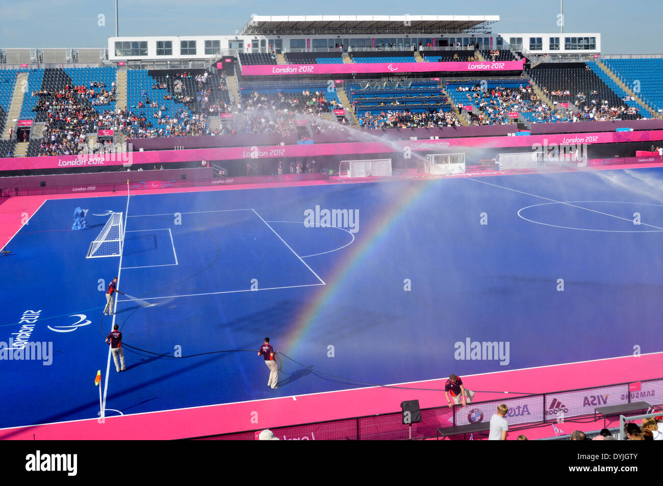 Riverbank Arena in London 2012 Olympic Park Paralympic Games water ...
