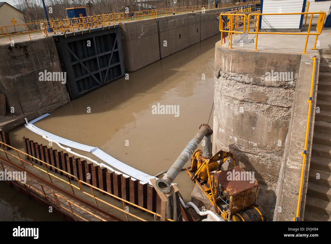 The Champlain Canal is part of New York state canal system, This is ...