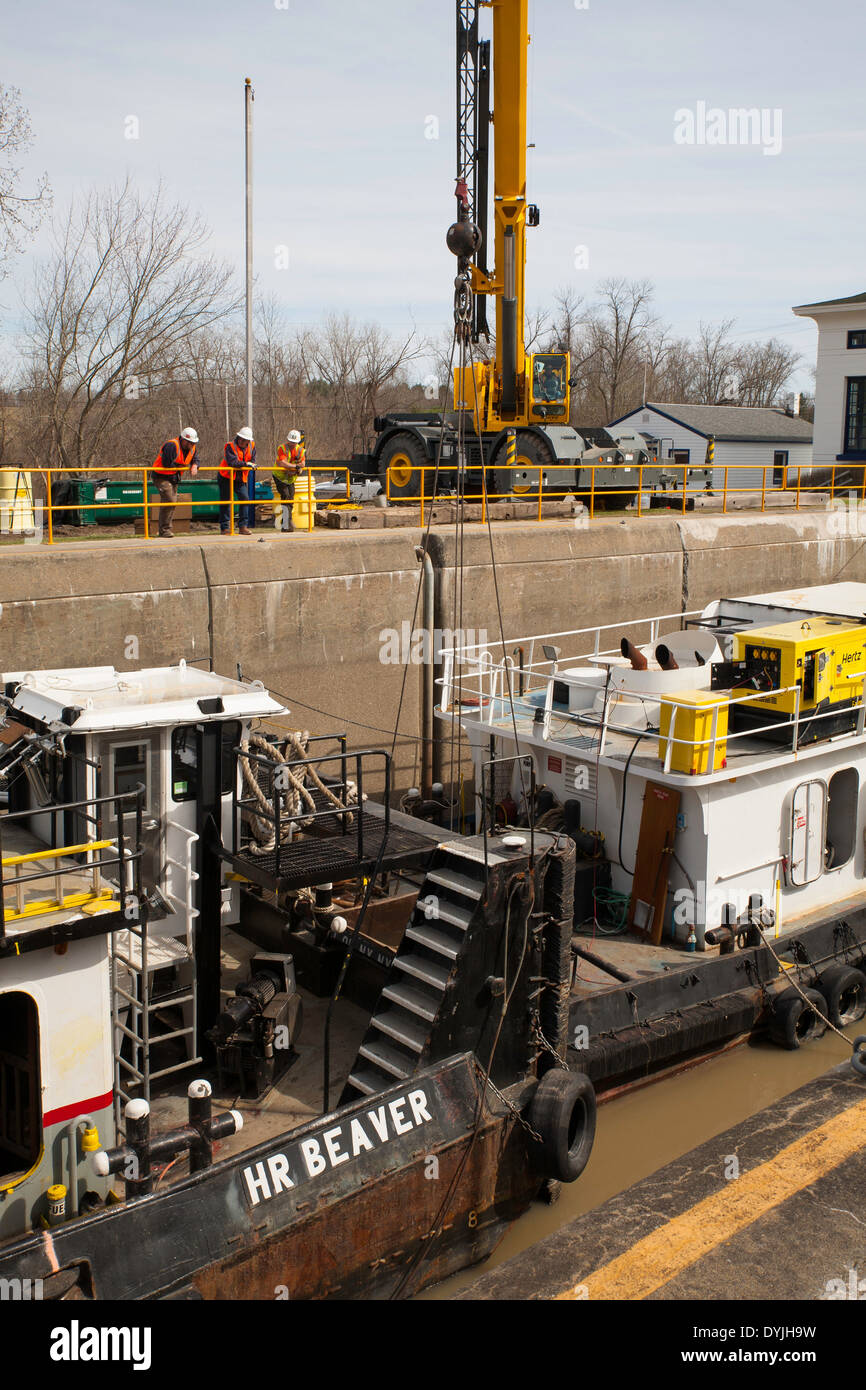 The Champlain Canal is part of New York state canal system, This is ...