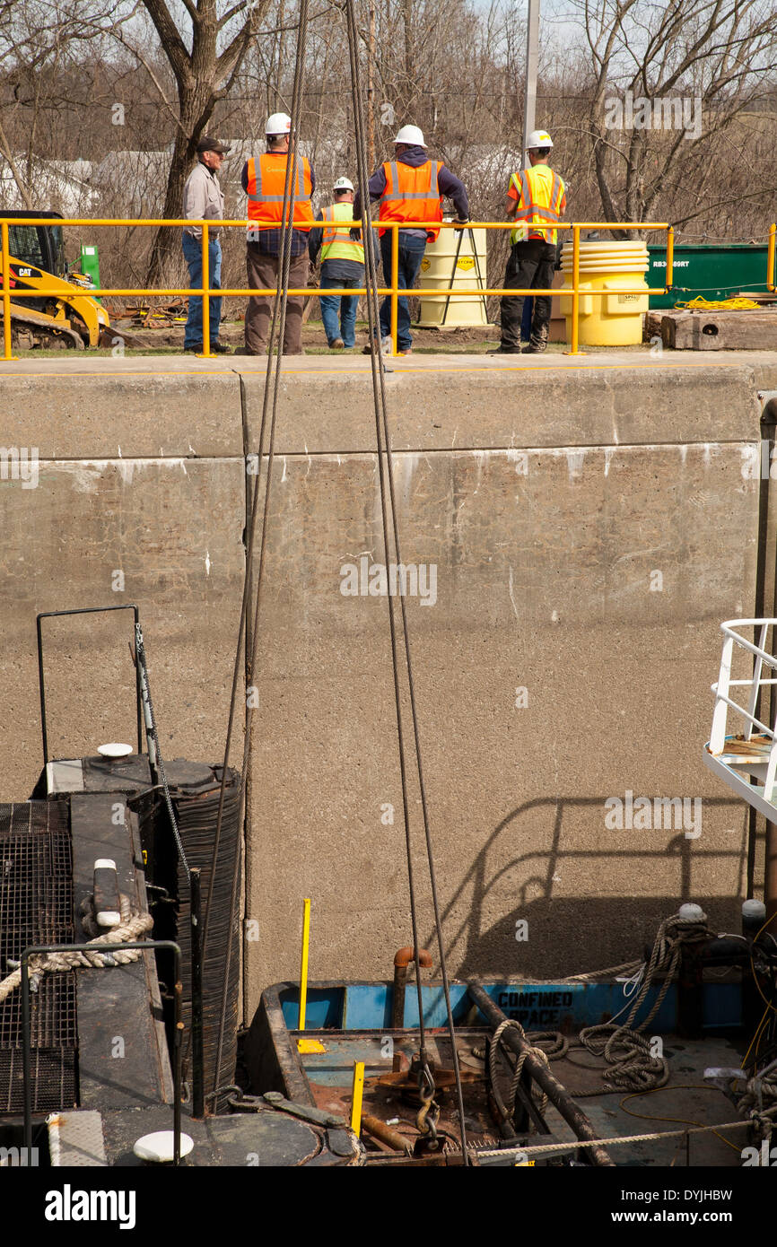 The Champlain Canal is part of New York state canal system, This is ...