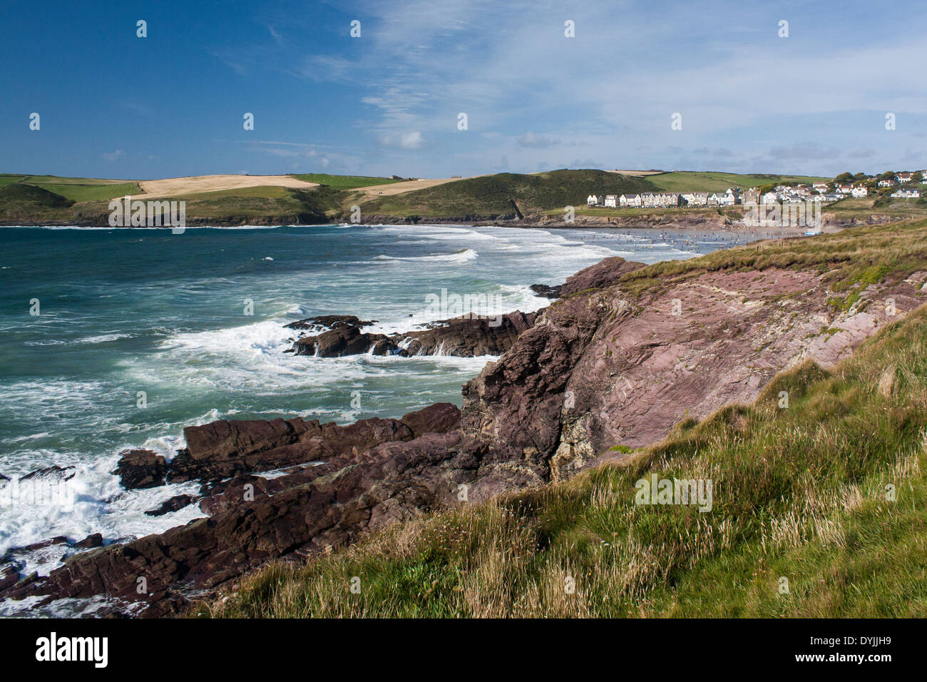Polzeath beach hi-res stock photography and images - Alamy