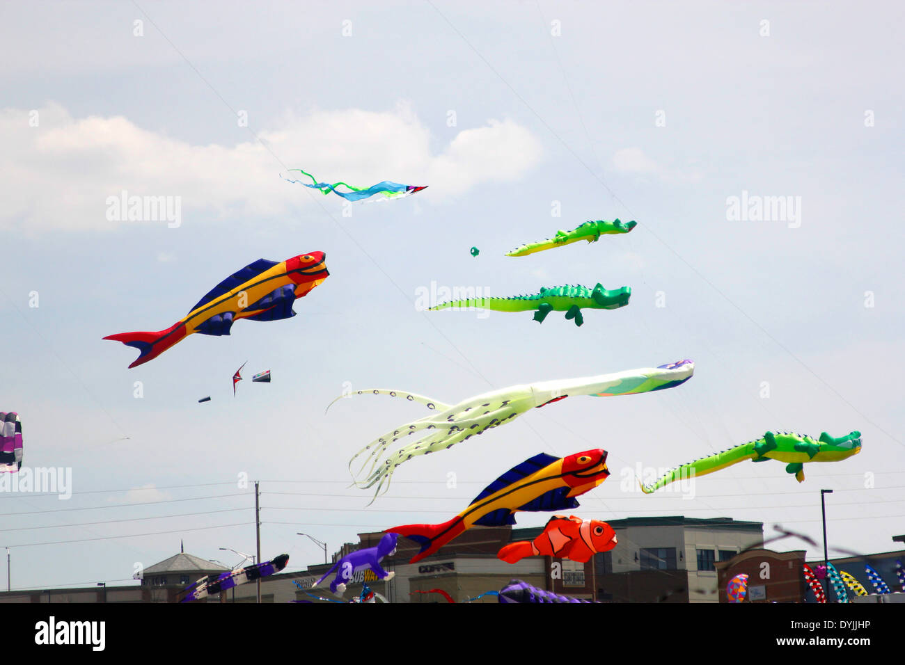 Kite festival at Longview Community College, Lees Summit, MO Stock ...