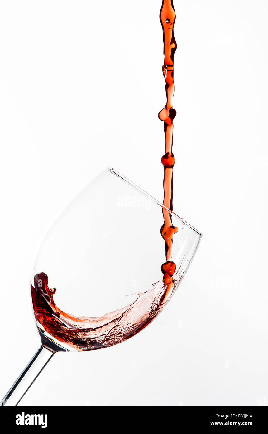 Red wine wave in a glass III Stock Photo - Alamy