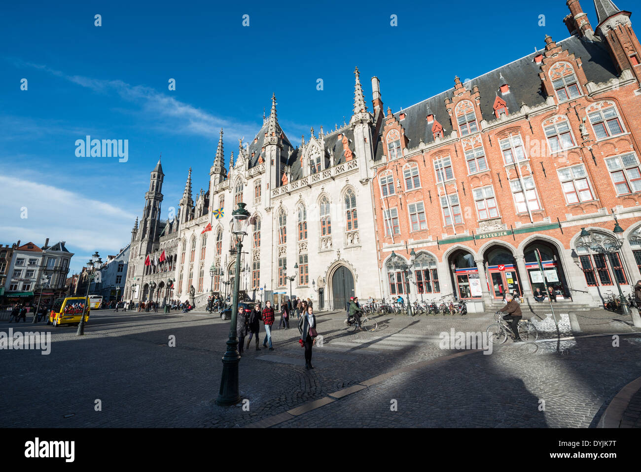 Markt Market Square Historic Center Bruges Belgium // BRUGES, Belgium ...