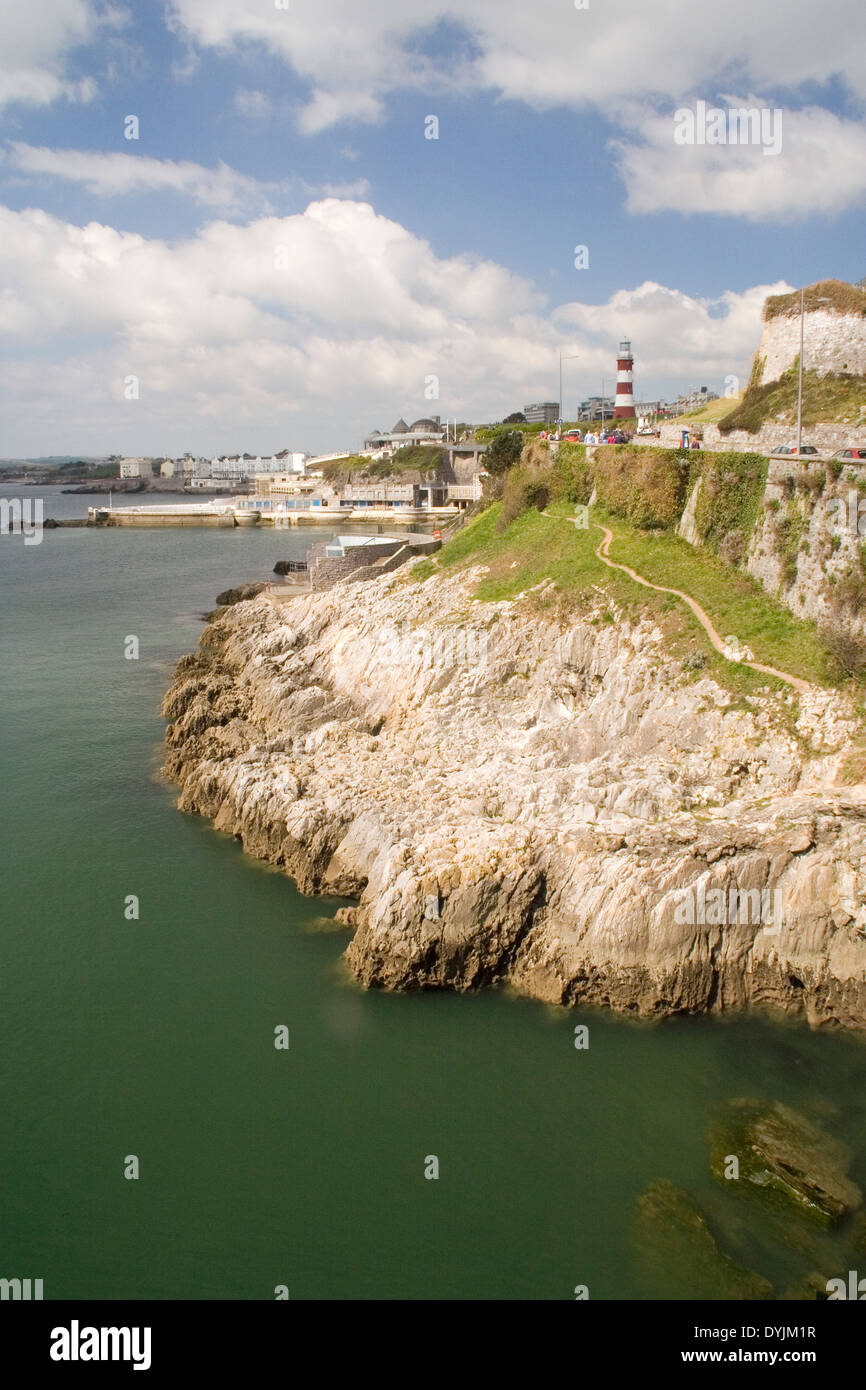 view of Plymouth Hoe Stock Photo - Alamy