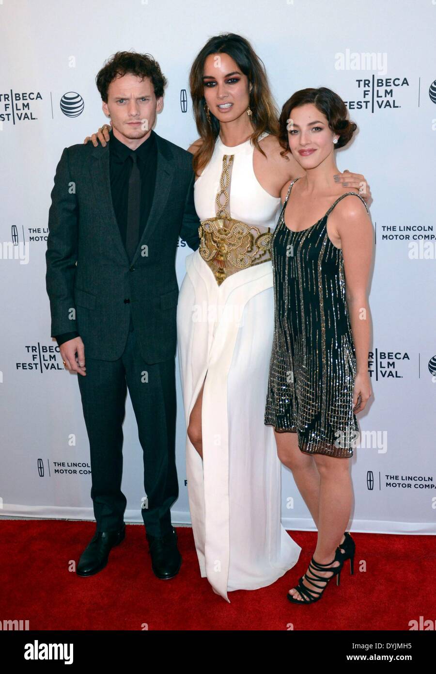 New York, NY, USA. 19th Apr, 2014. Anton Yelchin, Berenice Marlohe ...