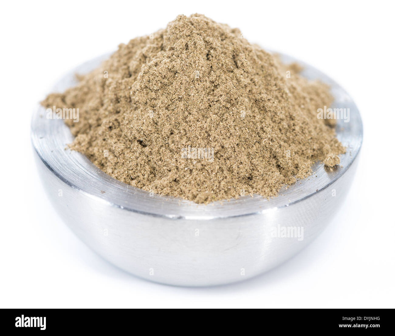Sage Powder in a bowl (isolated on white background Stock Photo - Alamy