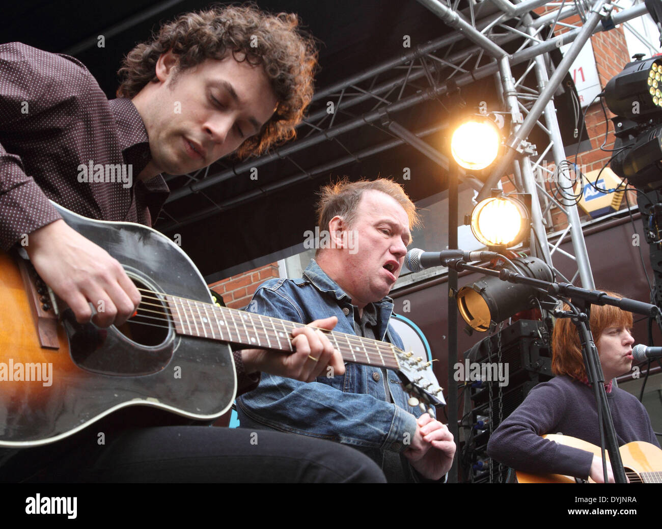 London, UK. 19th Apr, 2014. Scottish Singer Songwriter Edwyn Collins ...