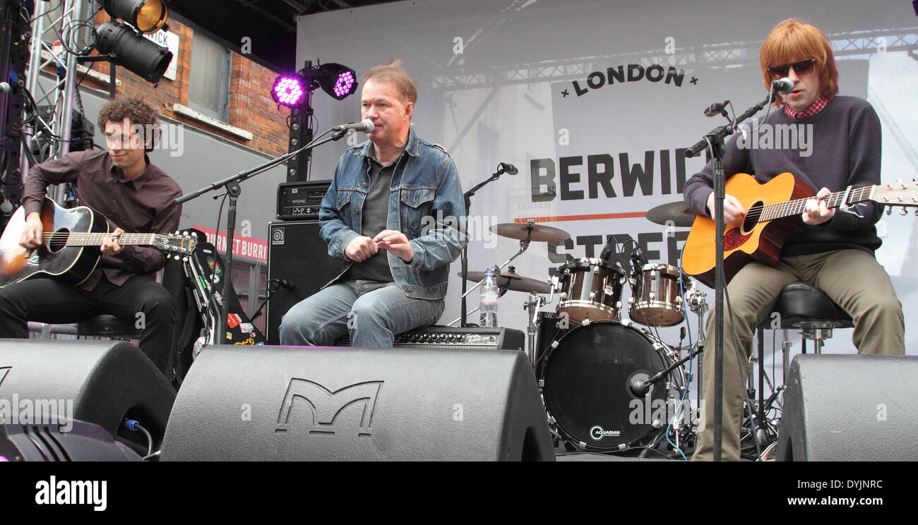London, UK. 19th Apr, 2014. Scottish Singer Songwriter Edwyn Collins ...