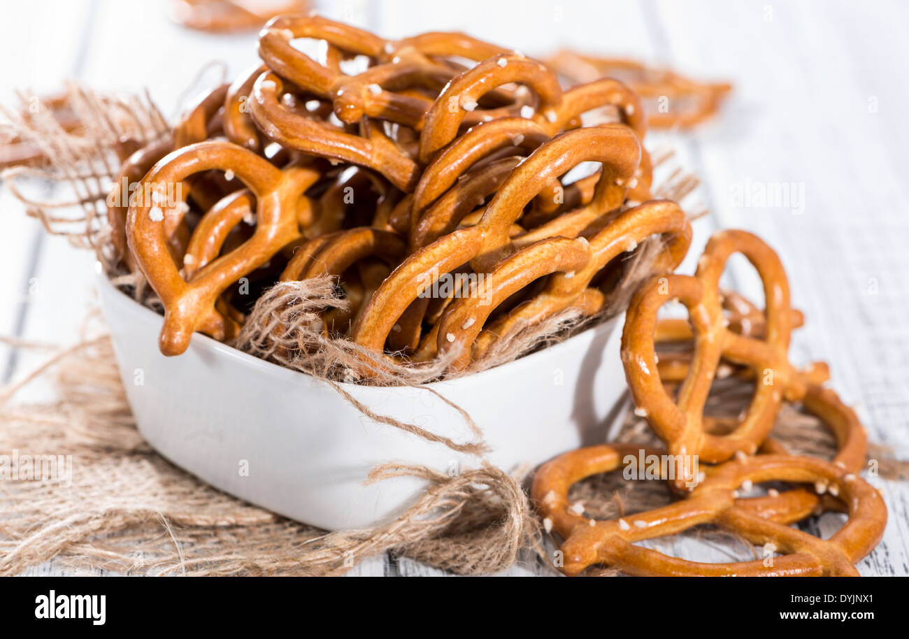 Portion of small Pretzels (typical German snack Stock Photo - Alamy