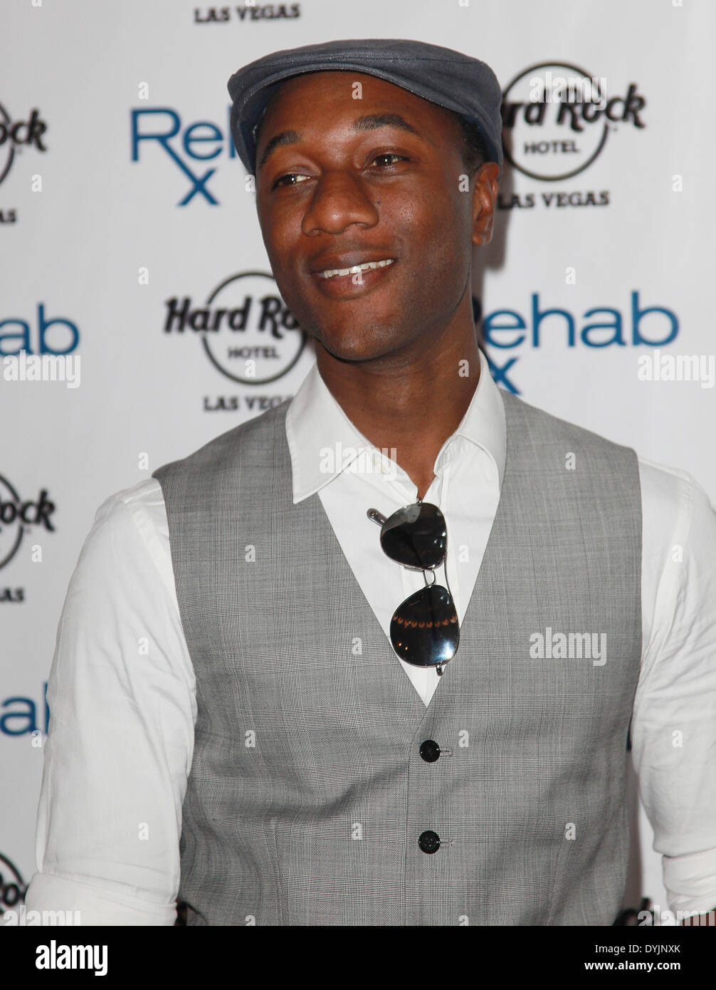 Las Vegas, Nevada, USA. 19th Apr, 2014. Singer Aloe Blacc arrives for a ...