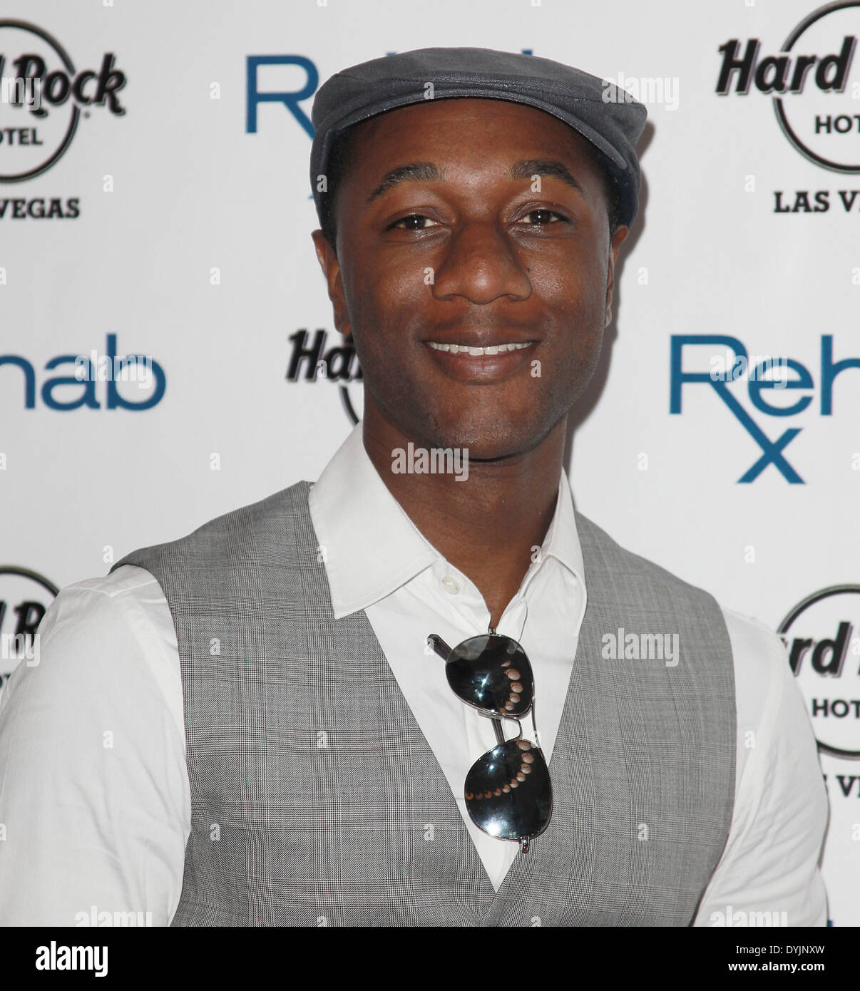 Las Vegas, Nevada, USA. 19th Apr, 2014. Singer Aloe Blacc arrives for a ...