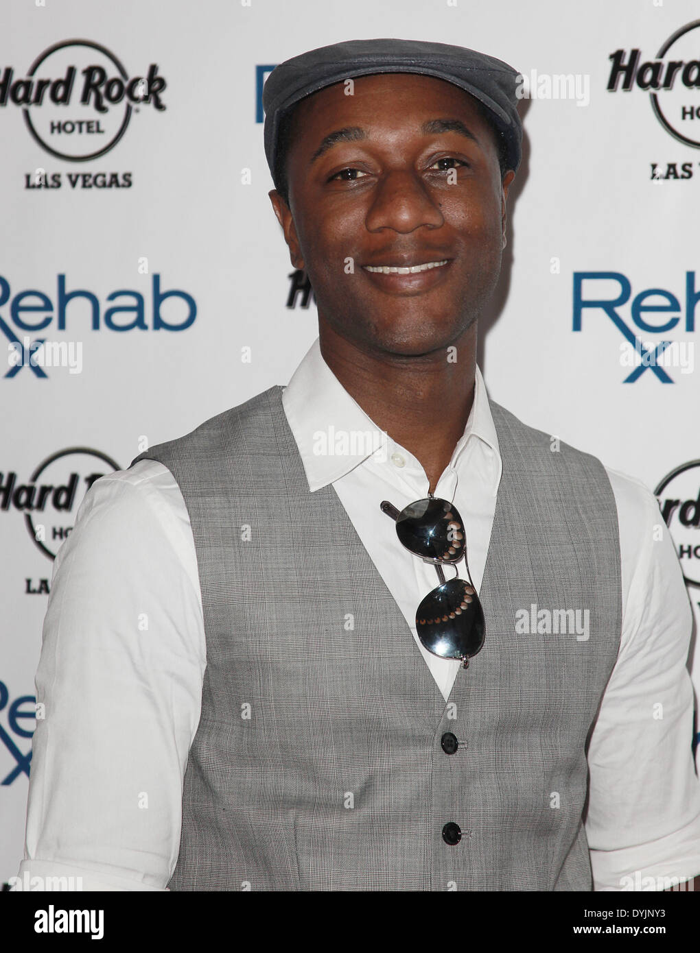 Las Vegas, Nevada, USA. 19th Apr, 2014. Singer Aloe Blacc arrives for a ...