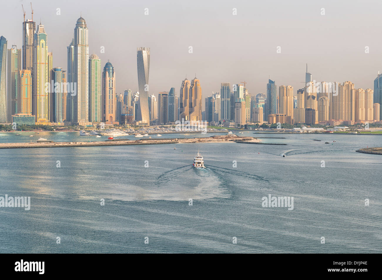 View on Dubai Marina from Palm Jumeirah, UAE Stock Photo - Alamy