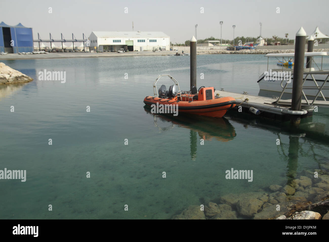 Dukhan, Qatar. April 18 2014. Sunset by the Dukhan seaside in north ...