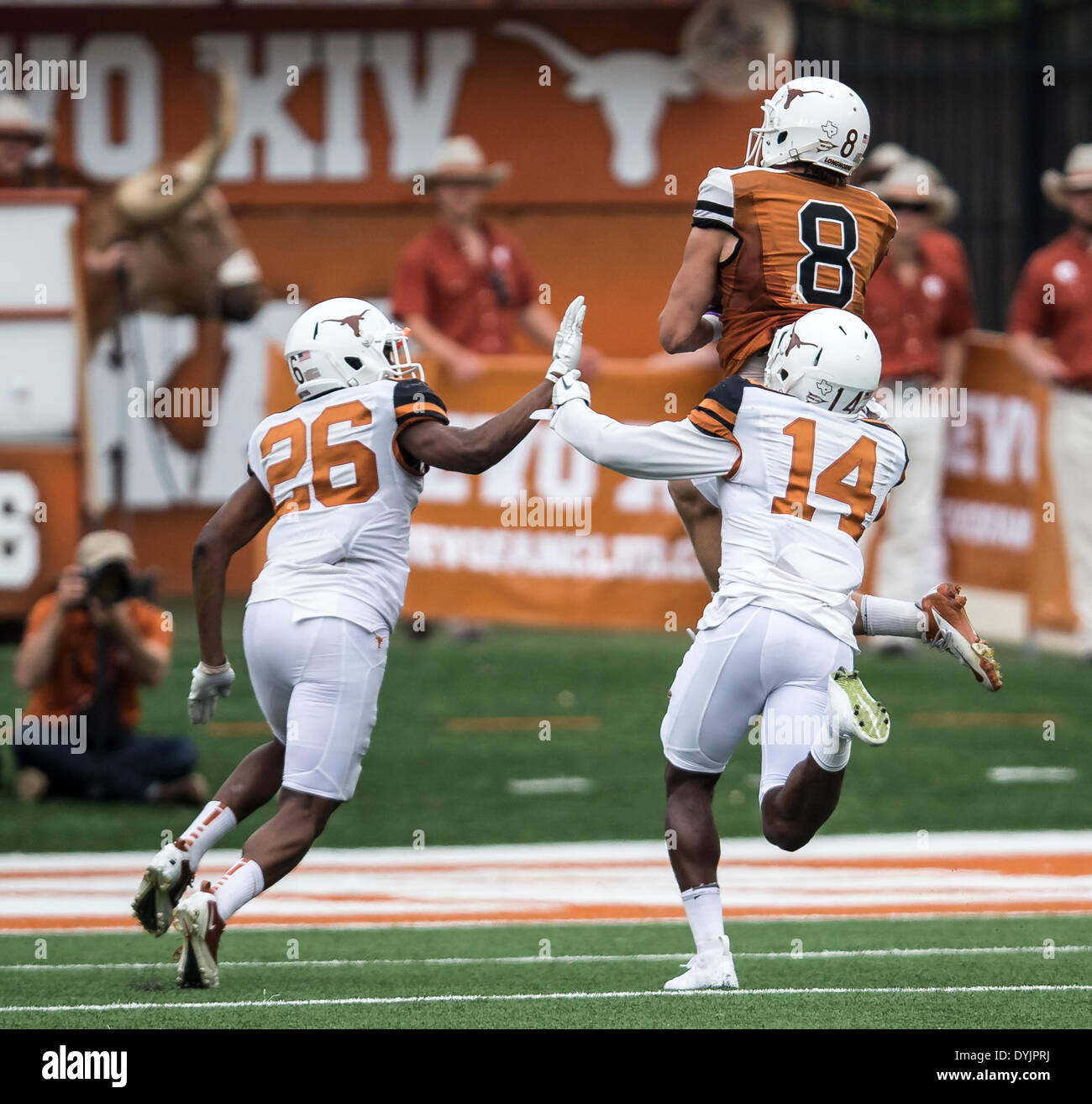 Austin, Texas, USA. 19th Apr, 2014. April 19, 2104: Texas Longhorns ...
