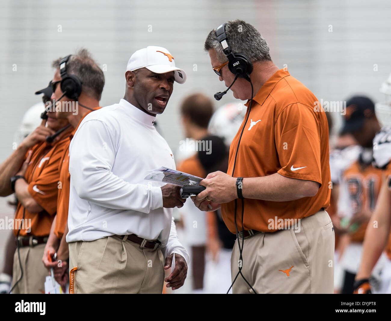 Austin, Texas, USA. 19th Apr, 2014. April 19, 2104: Texas Longhorns ...