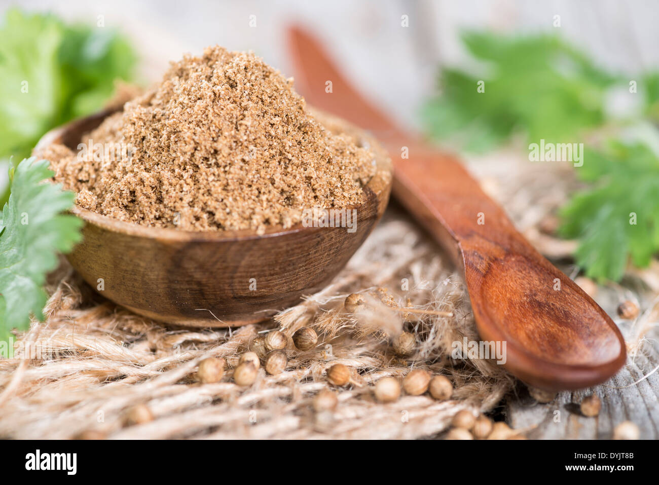 Coriander seeds leaves powder hi-res stock photography and images - Alamy