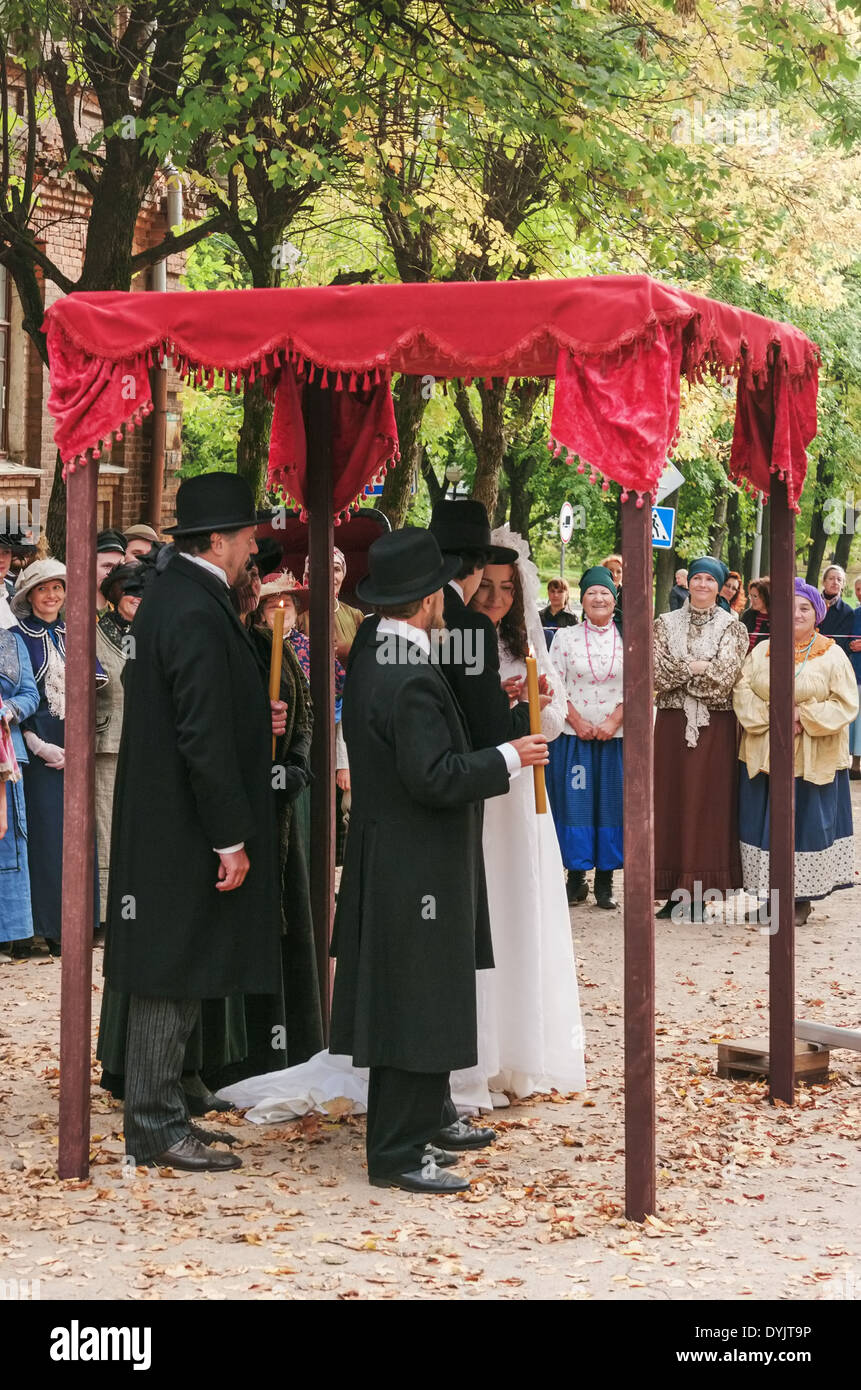 Movie episode - Marc Chagall and Bella Rosenfeld's wedding Stock Photo ...