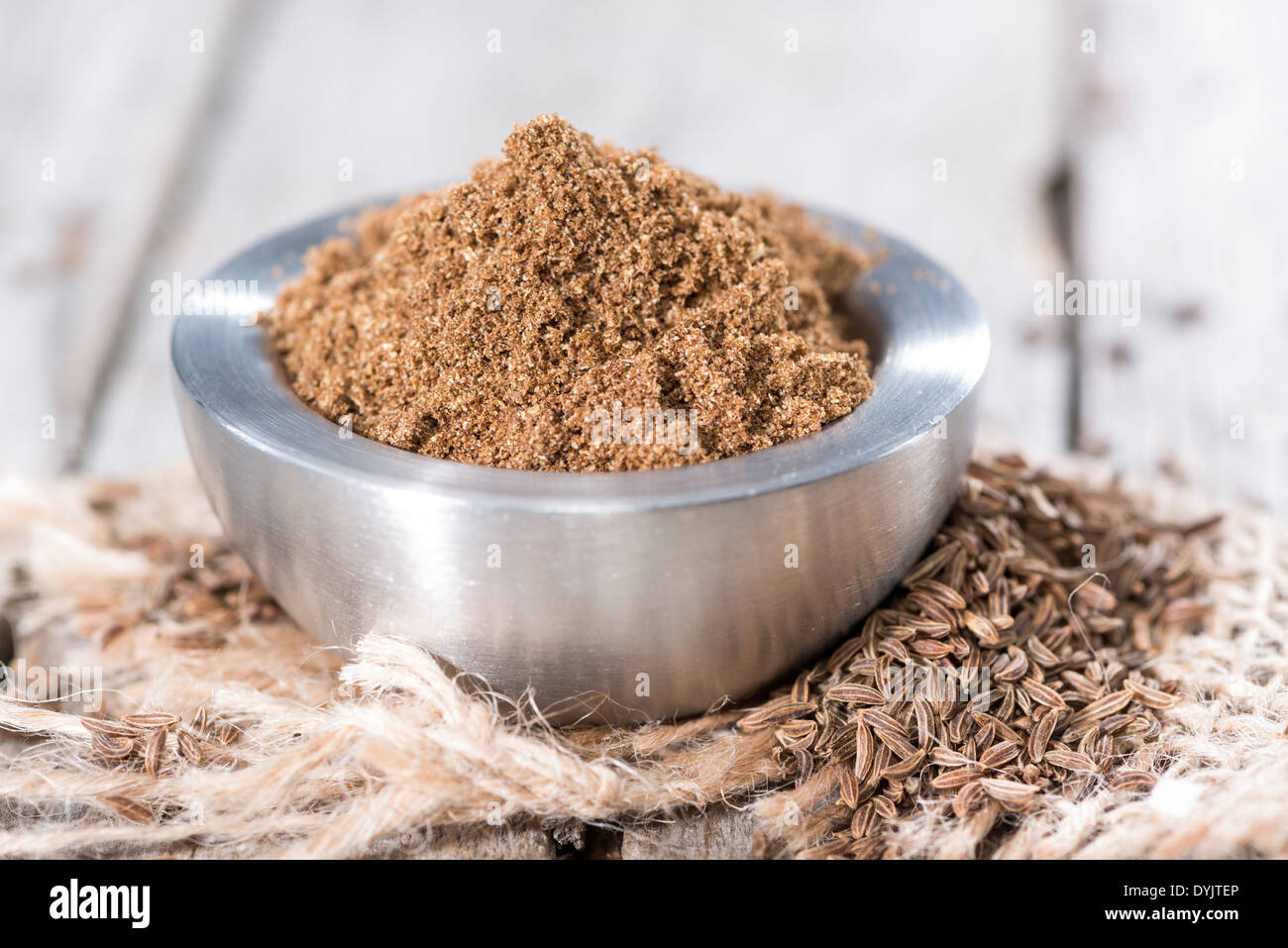 Heap of Caraway Powder (detailed close-up shot Stock Photo - Alamy