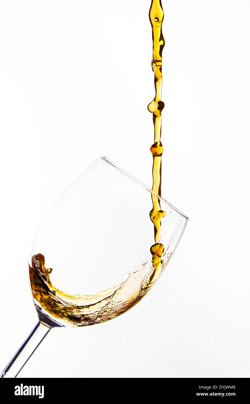 Amber nectar in a glass Stock Photo - Alamy