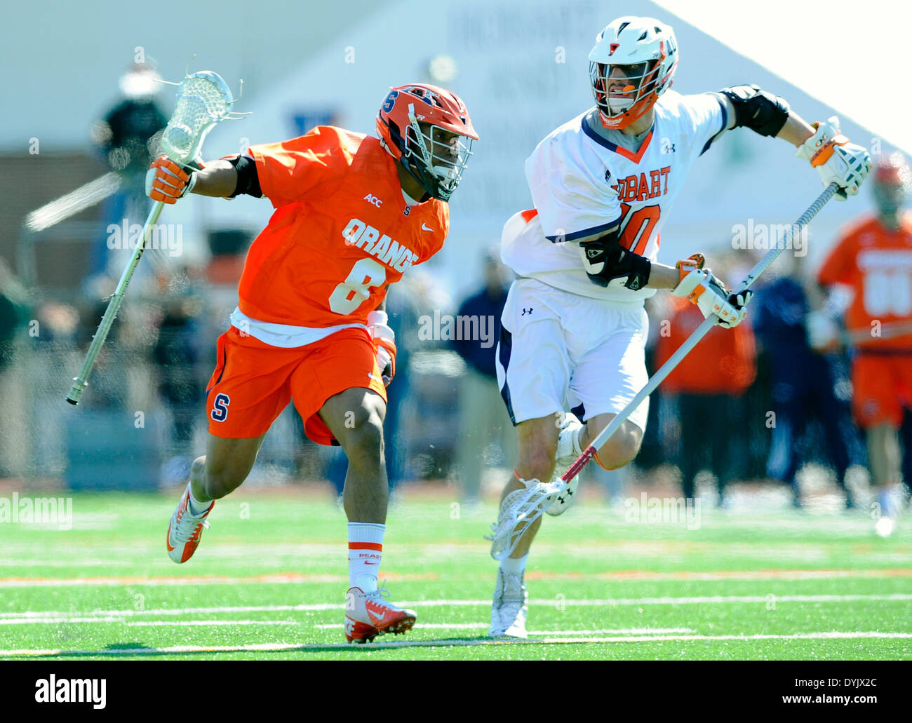 Geneva, New York, USA. 19th Apr, 2014. April 19, 2014: Syracuse Orange ...